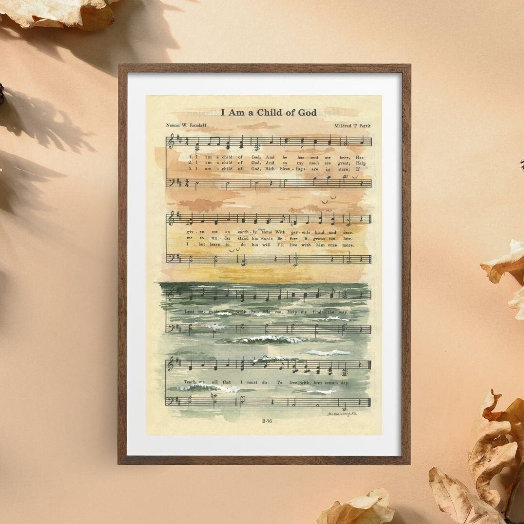 I Am a Child of God | Religious Artwork | Religious Art | Christian ...