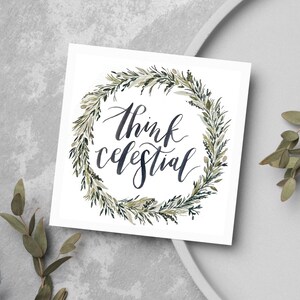 Think Celestial | Christian Art | Jesus Art | Faceless Prints ...