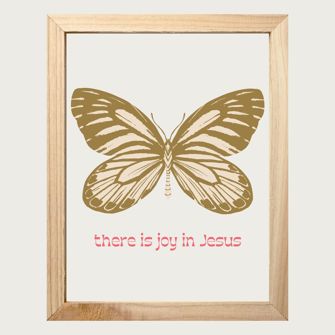 Joy in Jesus | Jesus Christ Artwork | Christian Quote | Religious Art ...