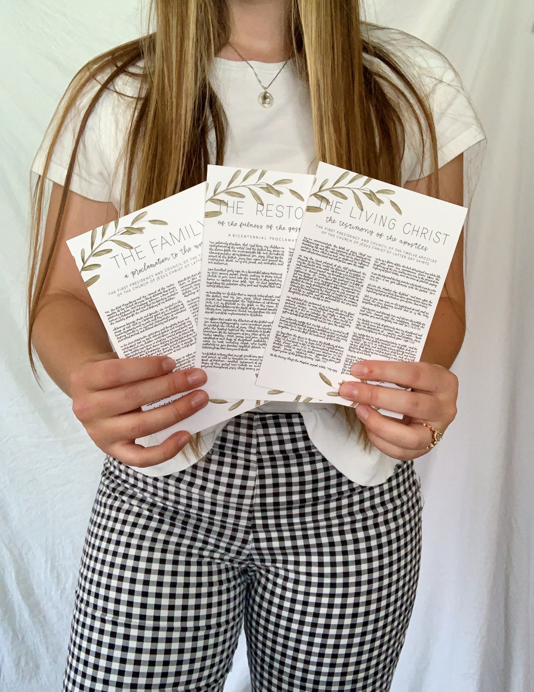 LDS Proclamations | LDS Set | LDS Gift | Anniversary Gift | Hand ...