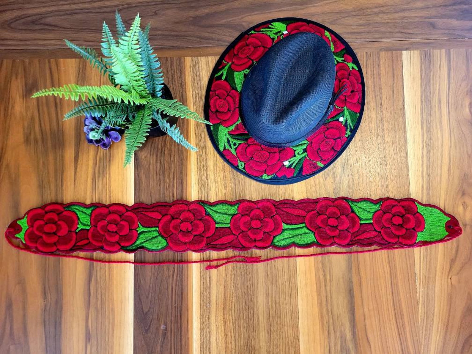 Colorful Embroidered Sash Mexican Belt / Cintos Fajos - Etsy