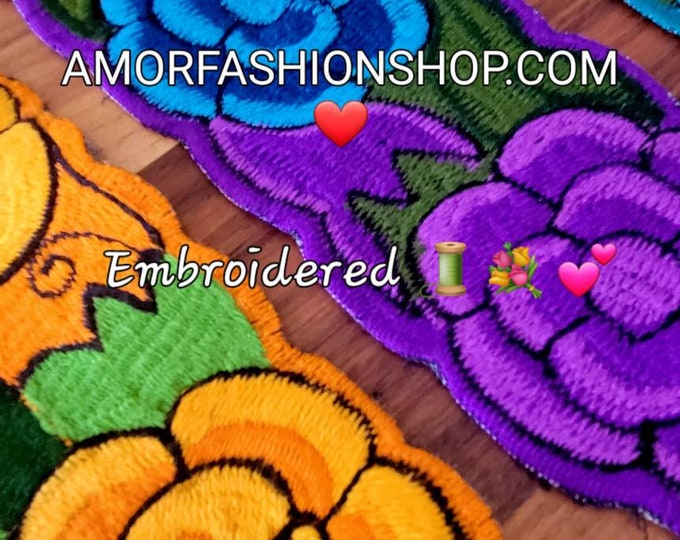 Colorful Embroidered Sash, Mexican Belt / Cintos, Fajos Coloridos ...