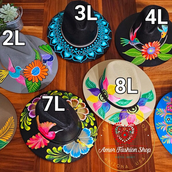 Hand Painted Hats - Etsy