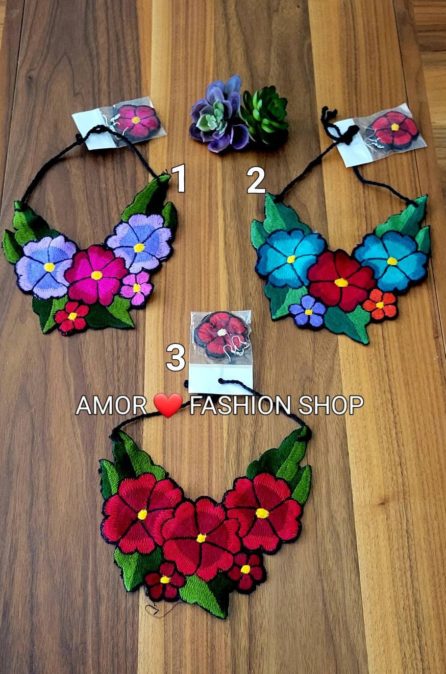 Lovely Embroidered Colorful Boho Floral Mexican Southern Charm - Etsy