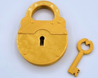 Hello Neighbor Lock and Key 3D Printed fan Inspired - Etsy