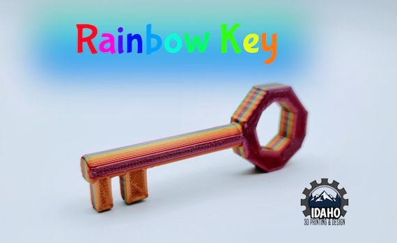 Hello Neighbor Key Special Edition Rainbow | Etsy
