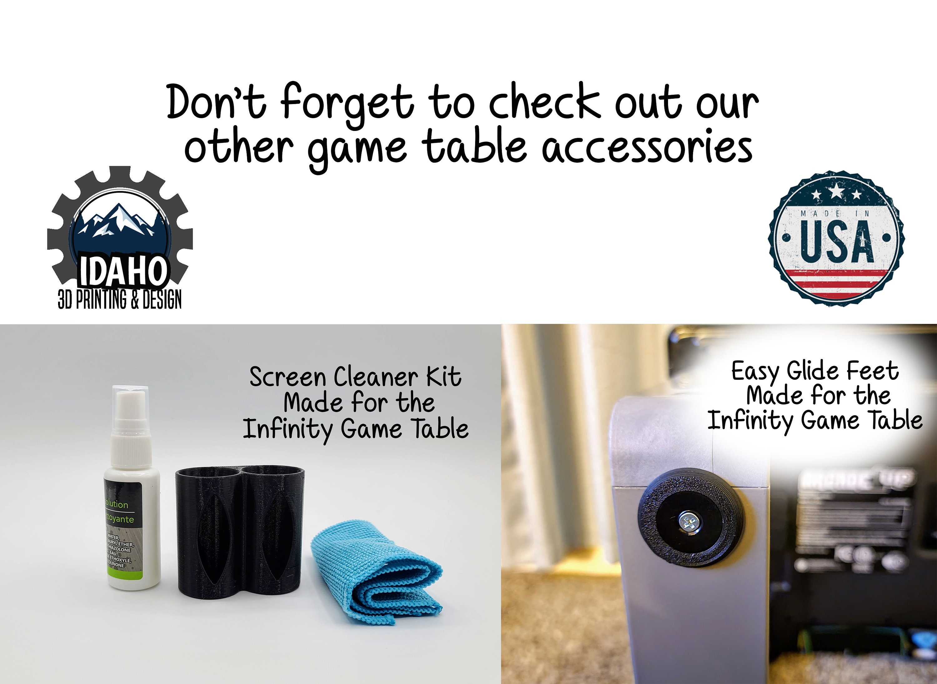 Game Table Screen Blockers No Peeking Fits Infinity Game - Etsy