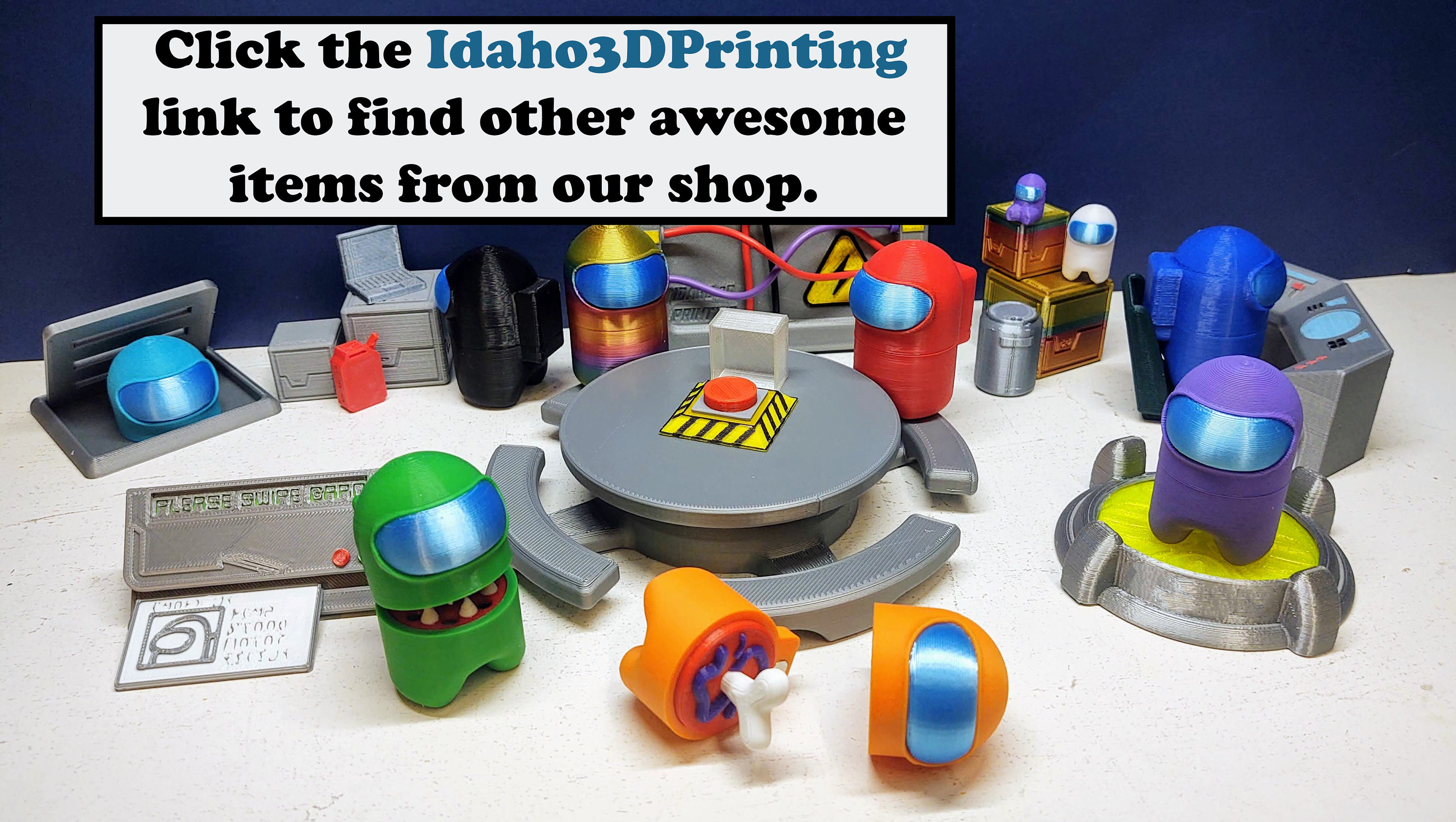 Transforming Crewmate and Ghost 3D Printed Magnetic - Etsy