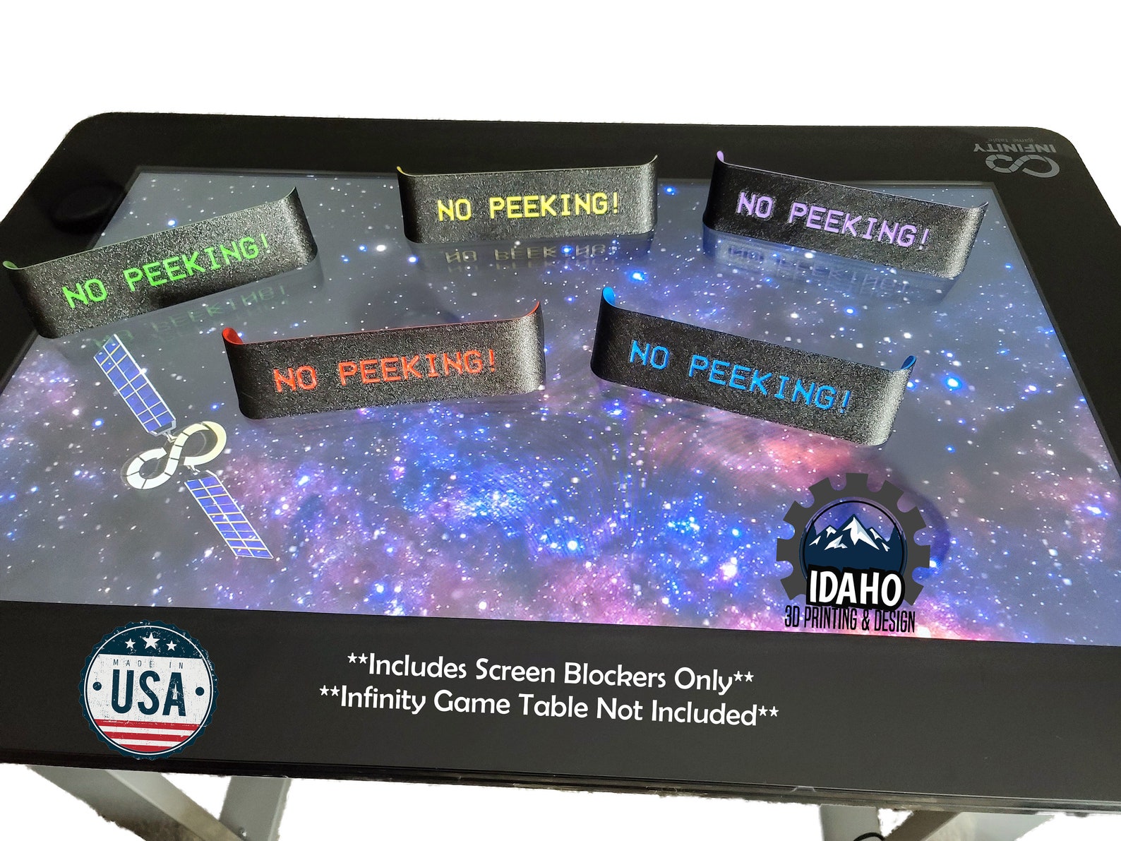 Game Table Screen Blockers - No Peeking Fits Infinity Game Table ...