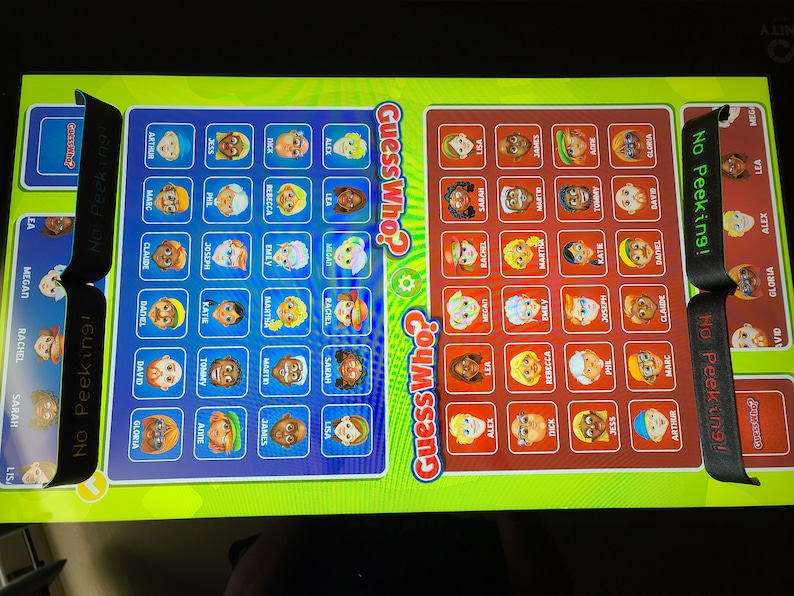 Game Table Screen Blockers No Peeking Customized or Plain - Etsy