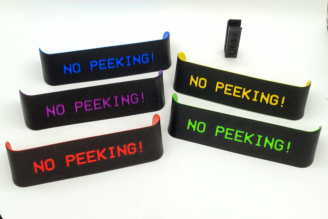 Game Table Screen Blockers No Peeking Customized or Plain - Etsy