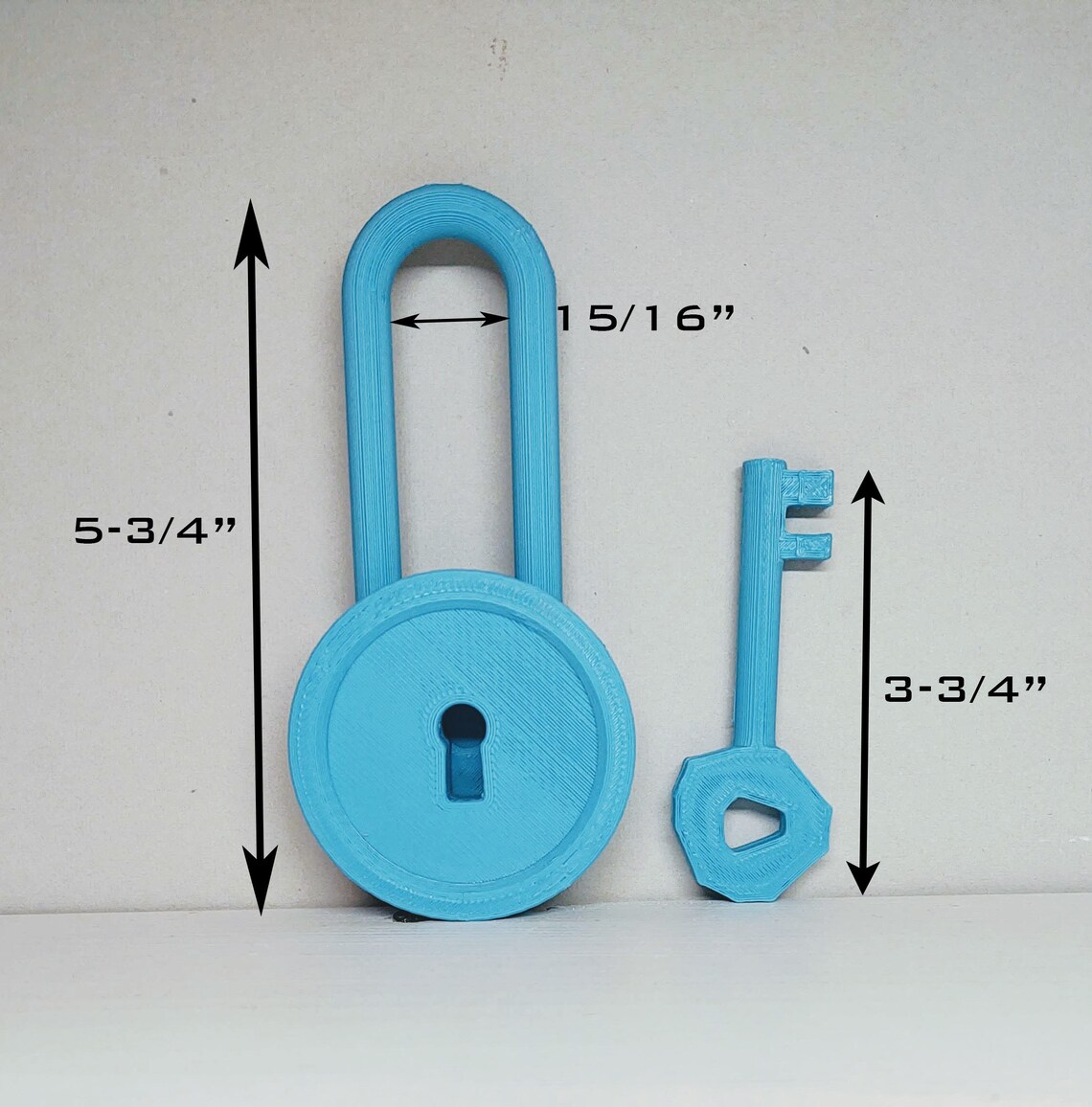 Hello Neighbor Lock and Key 3D Printed Kids Pretend Play | Etsy