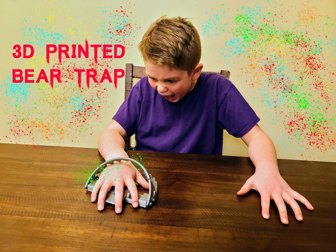 Hello Neighbor Toy Bear Trap 3D Printed fan Inspired | Etsy