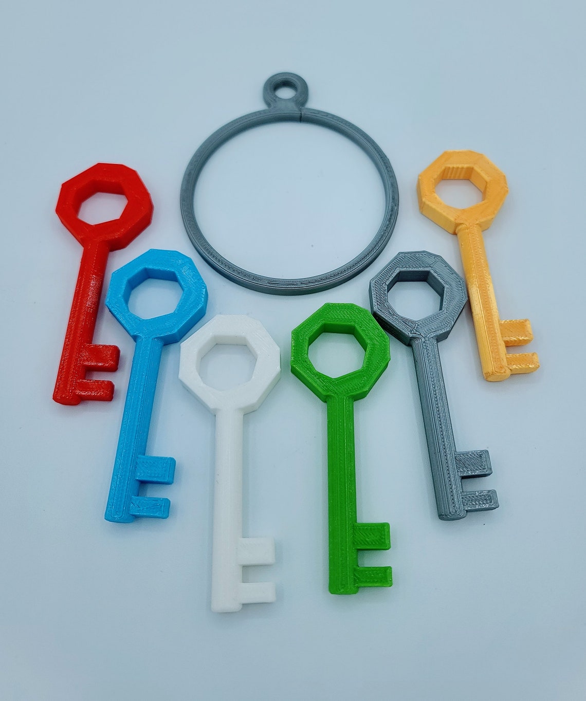 Hello Neighbor Toy Keys With Keyring for Pretend Play - Etsy Ireland