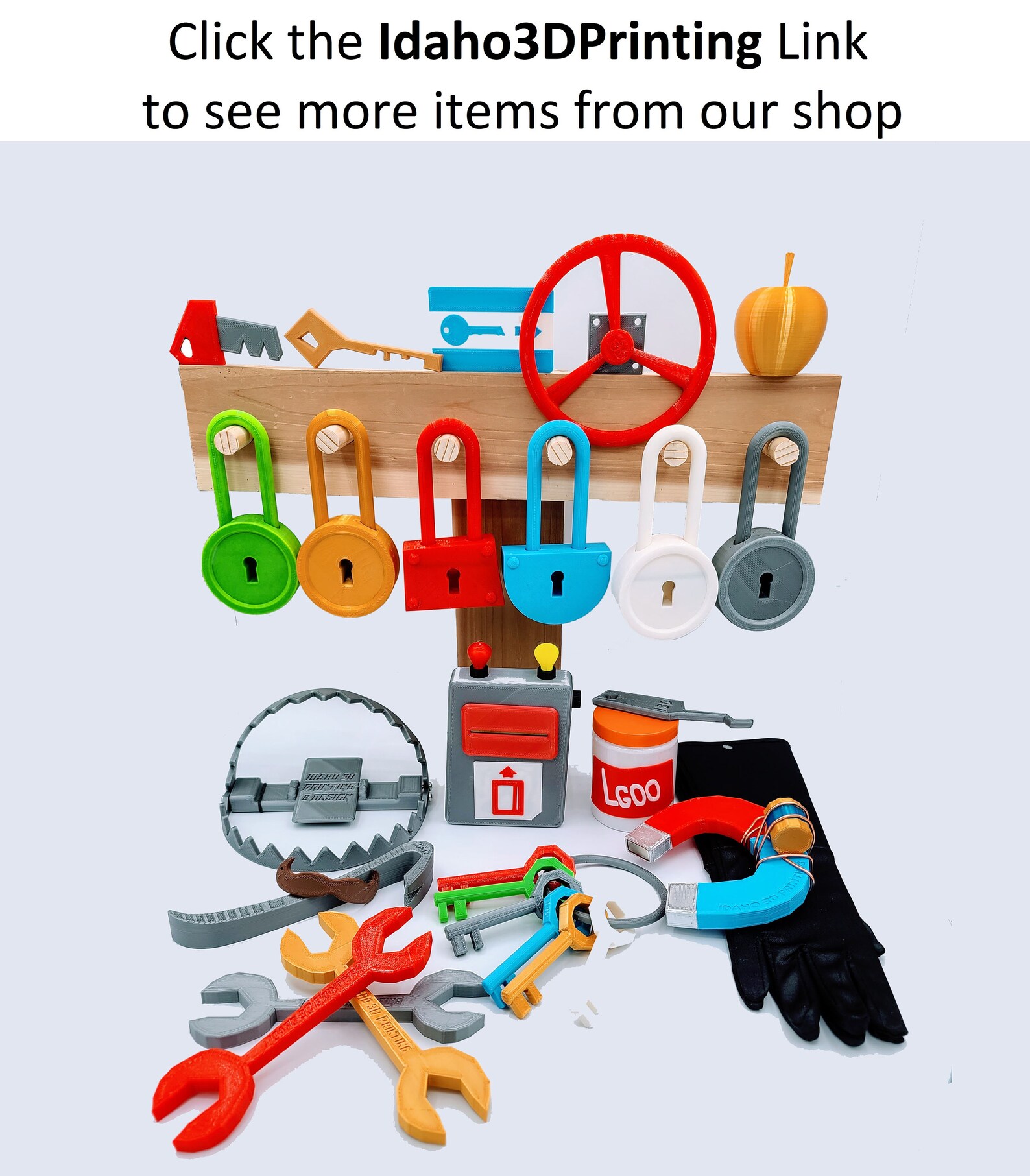 Hello Neighbor Heavy Duty Crowbar 3D Printed Pretend Play in Real Life ...