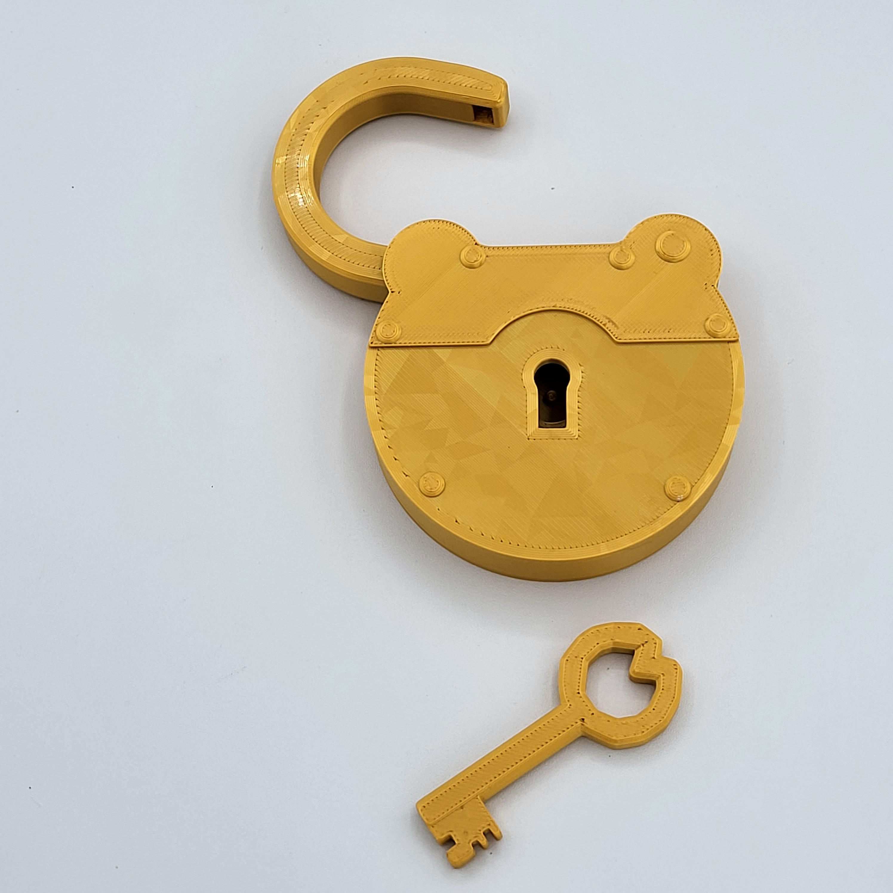 Hello Neighbor - Copper Lock and Key - 3D Printed *fan Inspired* - Etsy