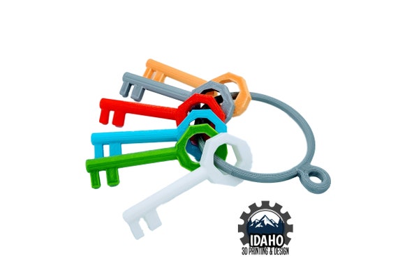 Hello Neighbor Toy Keys With Keyring for Pretend Play | Etsy