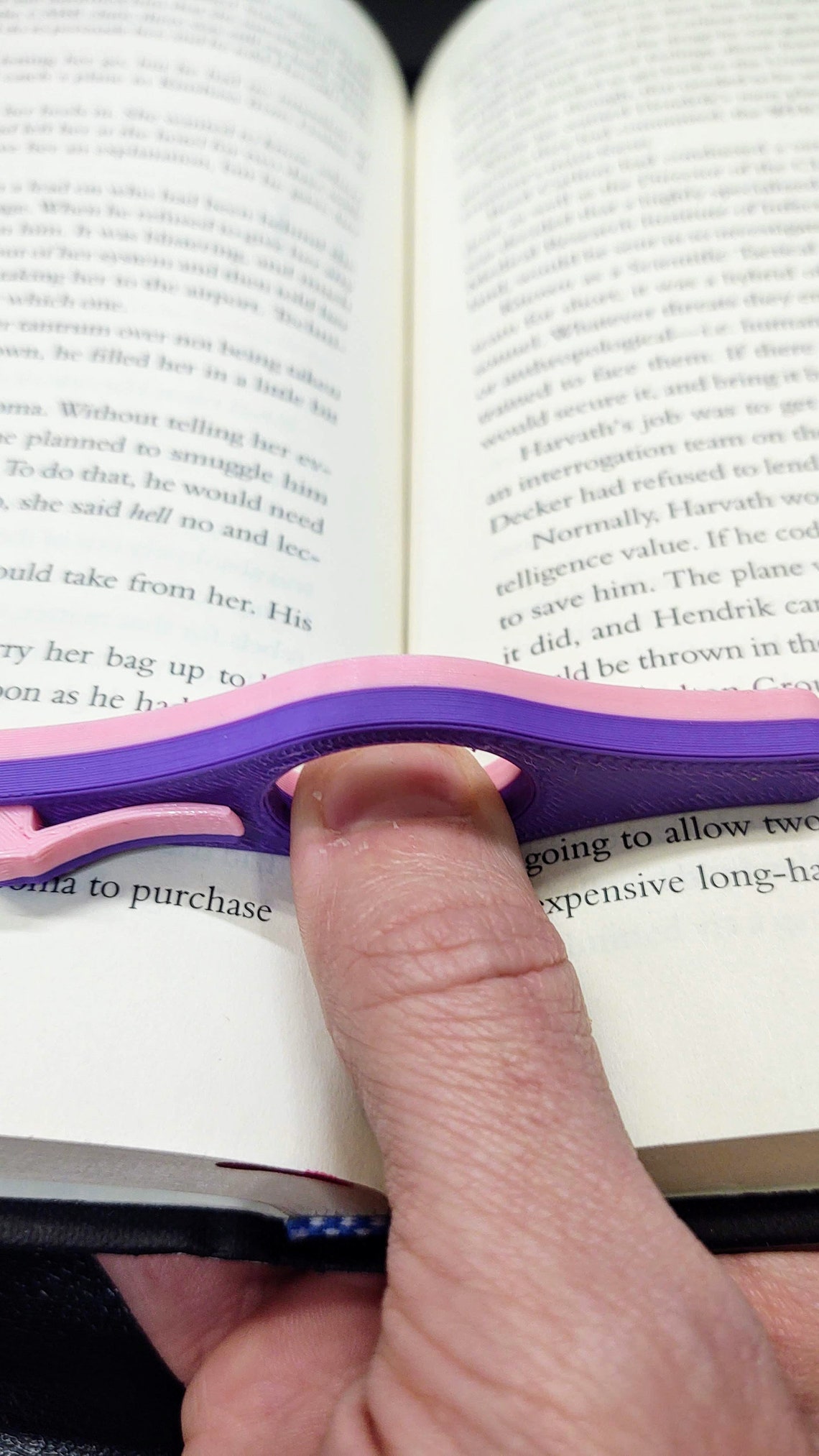 Book Holder W/ Clip Page Holder Gift Bookmark 3D | Etsy