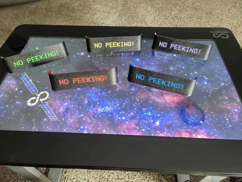 Game Table Screen Blockers No Peeking Customized or Plain - Etsy