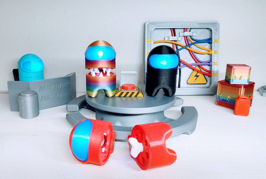 Transforming Crewmate and Ghost - 3D Printed Magnetic - Etsy