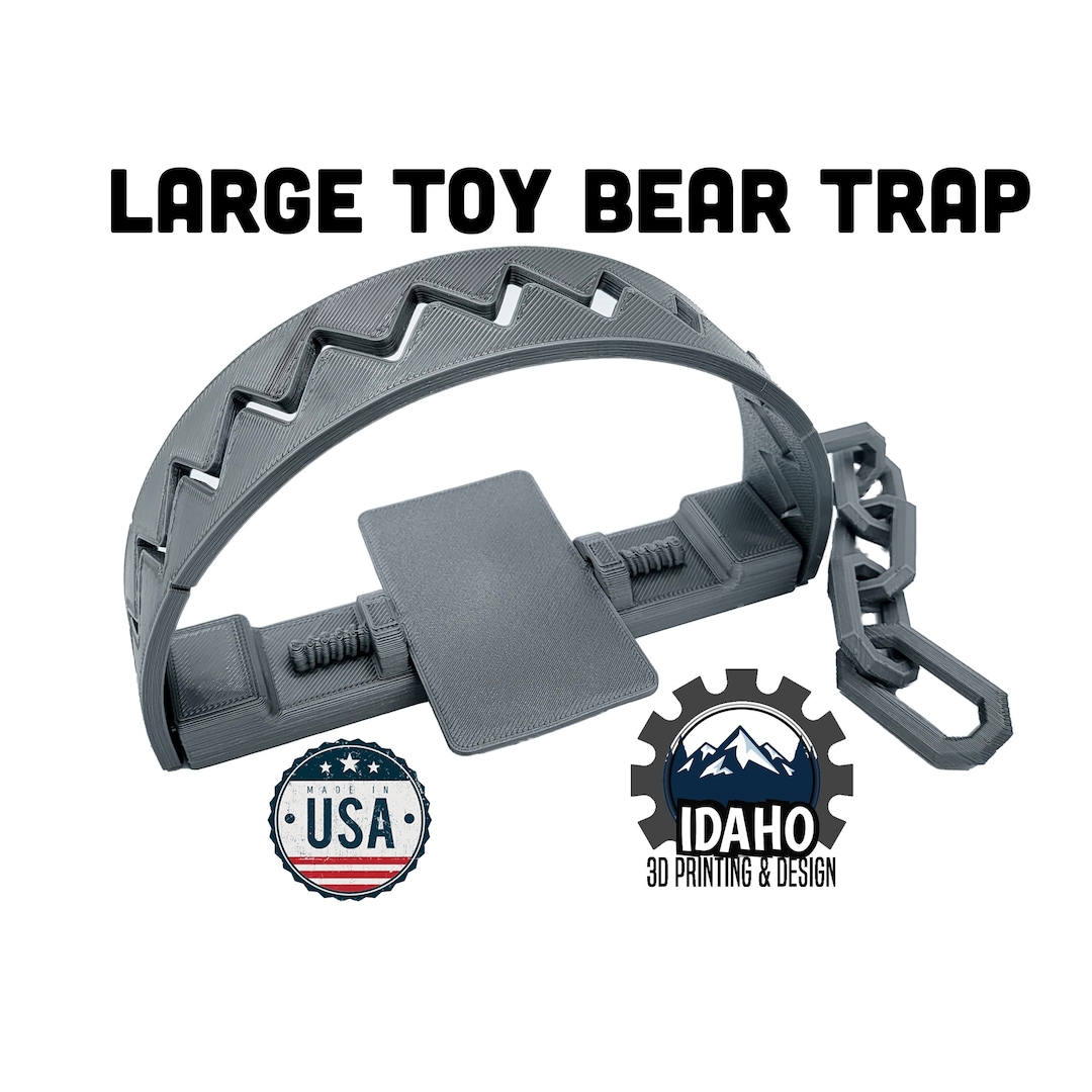 Large 10" - Bear Trap |great for Halloween | Role Playing | Cosplay ...