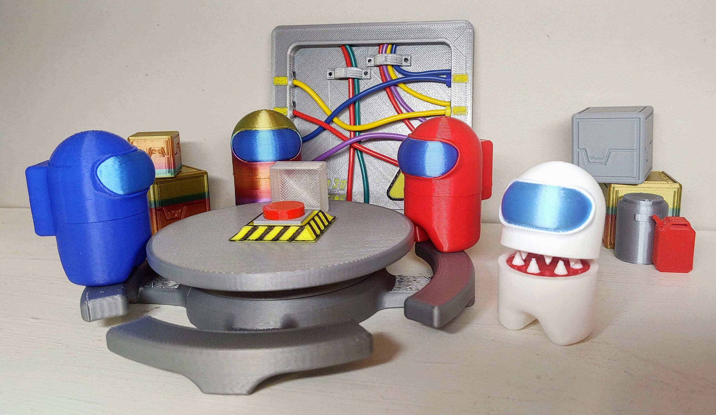 Toy Meeting Table 3D Printed for Spaceship - Etsy