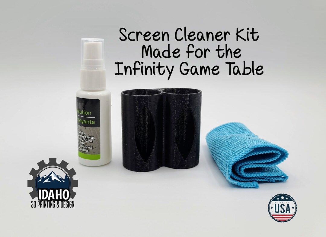 Mountable Screen Cleaner Kit - Fits Infinity Game Table Arcade - Etsy