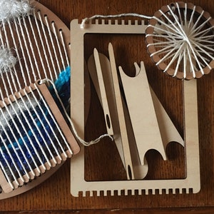 4 Different Weaving Loom and Tool Bundle for Laser Cutter | Handmade ...
