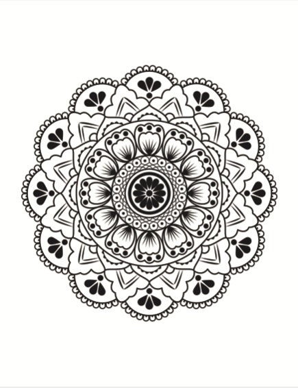 Mandalas Coloring Pages - Etsy