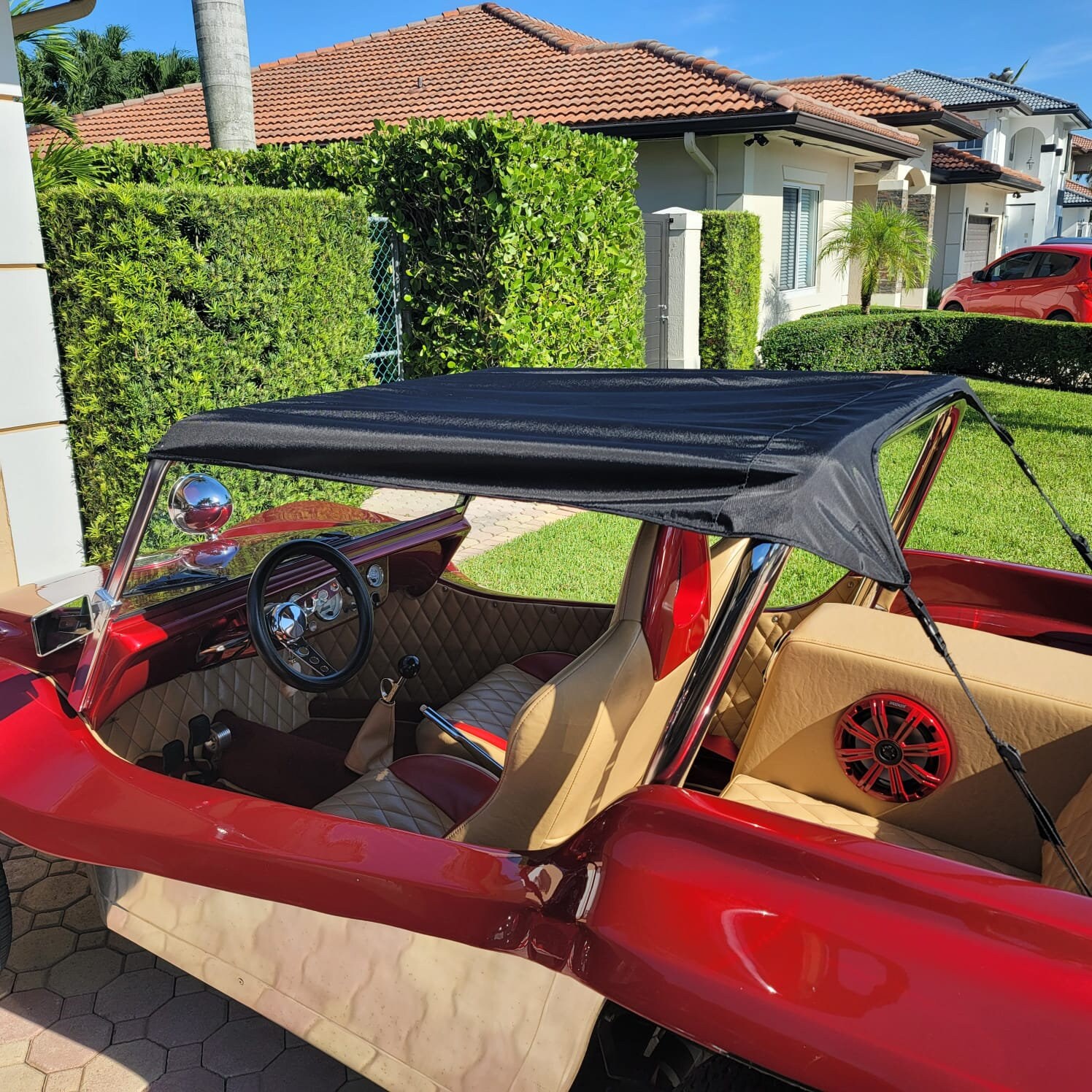 NEW Better Fit BLACK Bikini Soft Top for Meyers Manx Dune Buggy VW ...