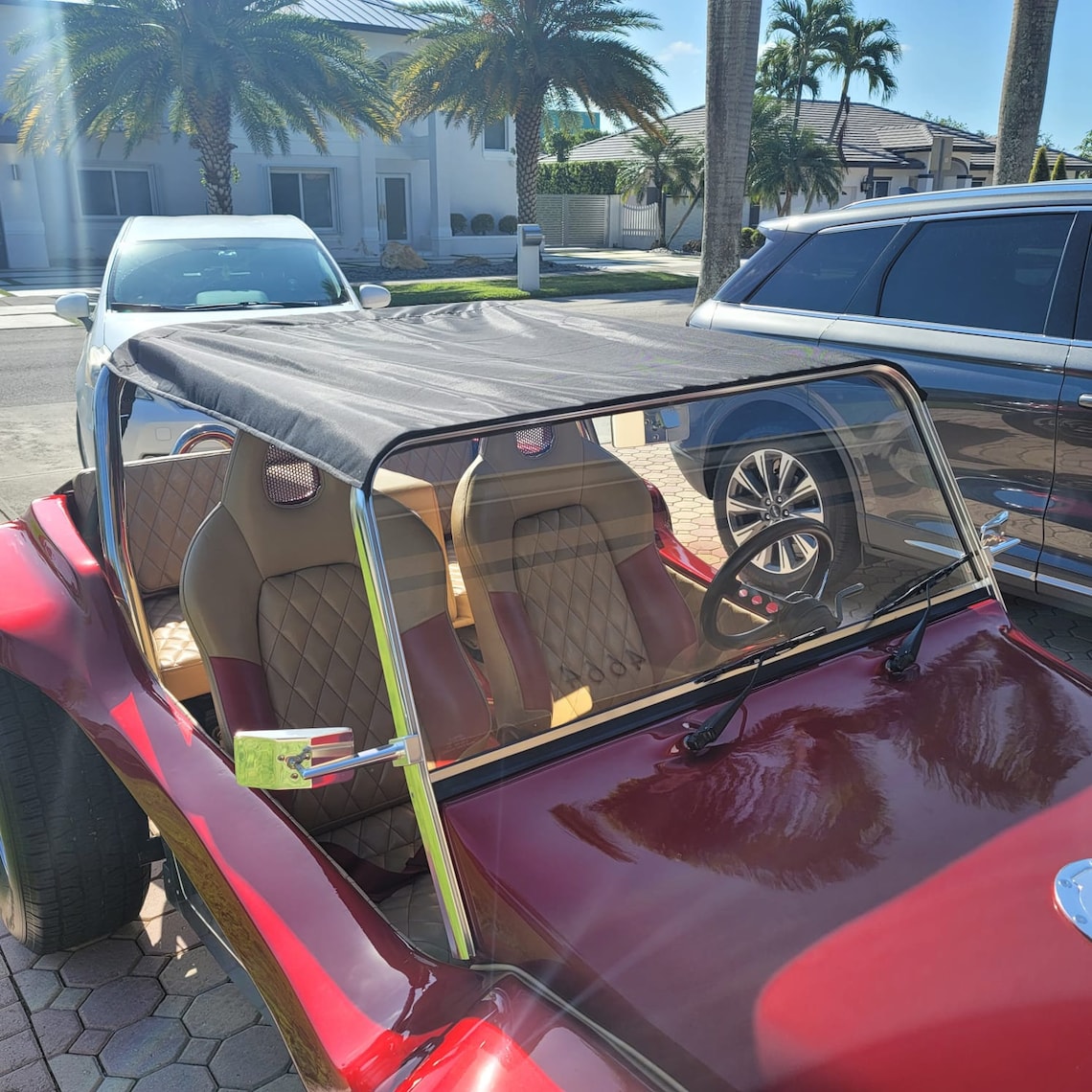 NEW Better Fit BLACK Bikini Soft Top for Meyers Manx Dune Buggy VW ...