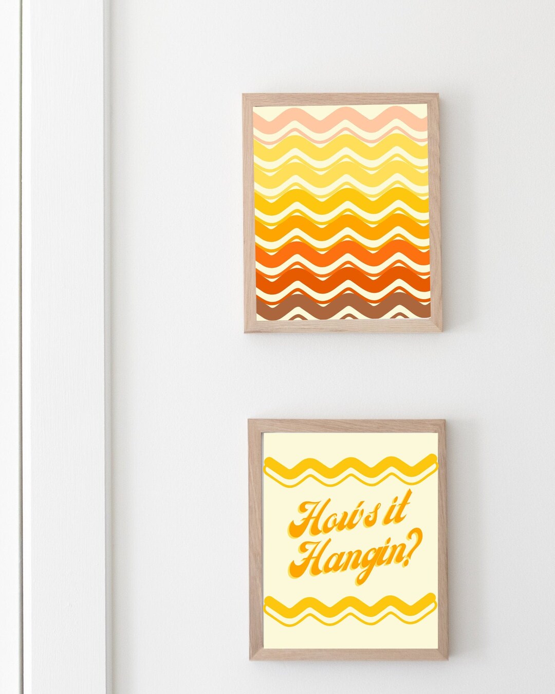 70s Printable Poster 70s Wave 60s/70s Inspired Print - Etsy