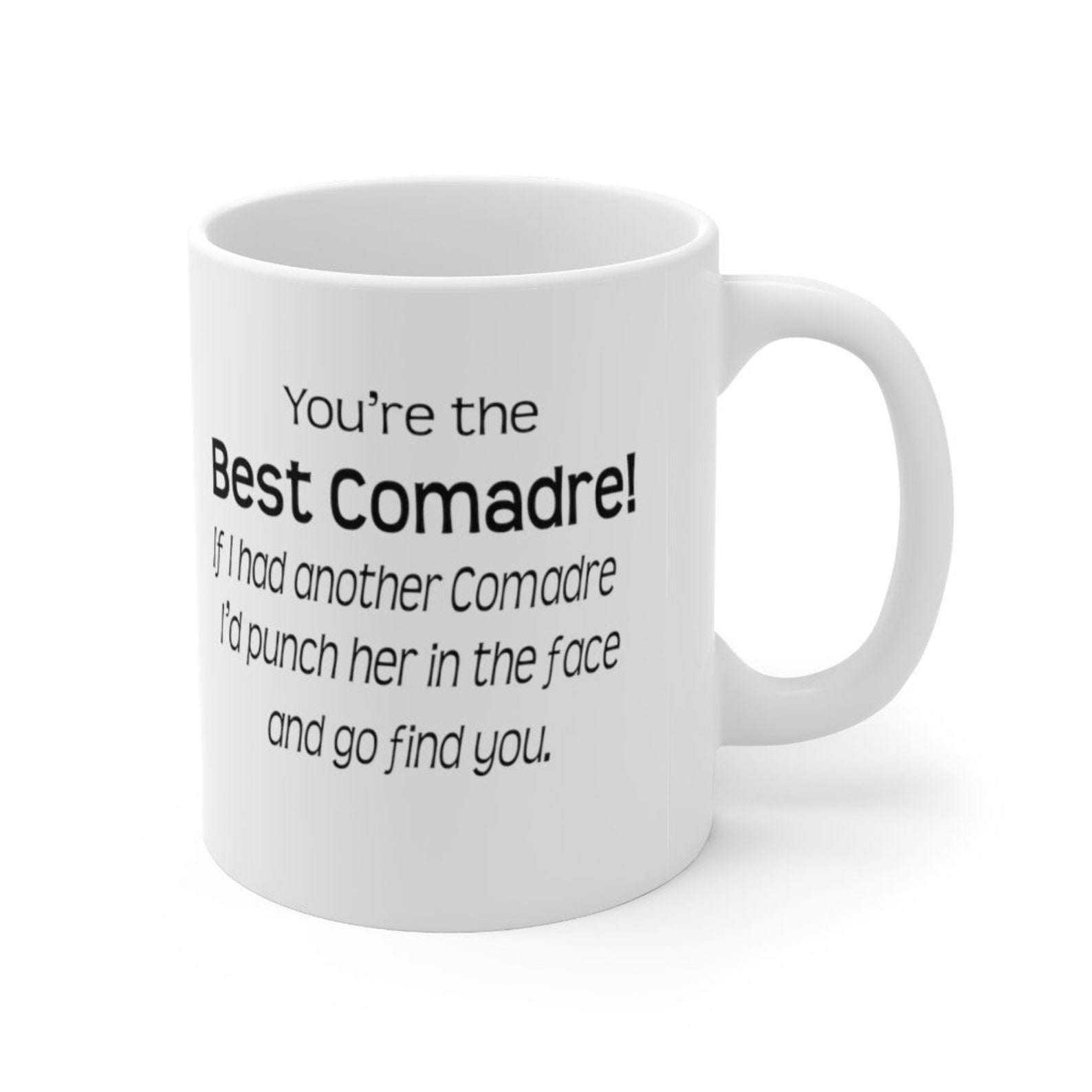 The Best Comadre Godmother in Spanish / Best Gift Mug For | Etsy