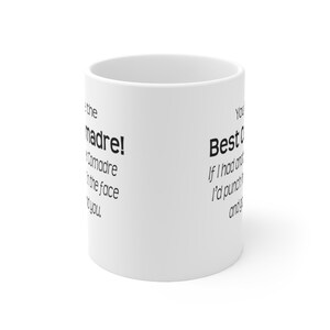 The Best Comadre Godmother in Spanish / Best Gift Mug For | Etsy