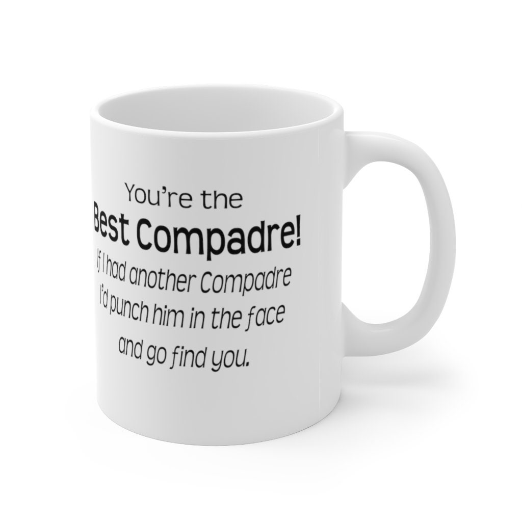 The Best Compadre godfather in Spanish / Best Gift Mug for Latino ...