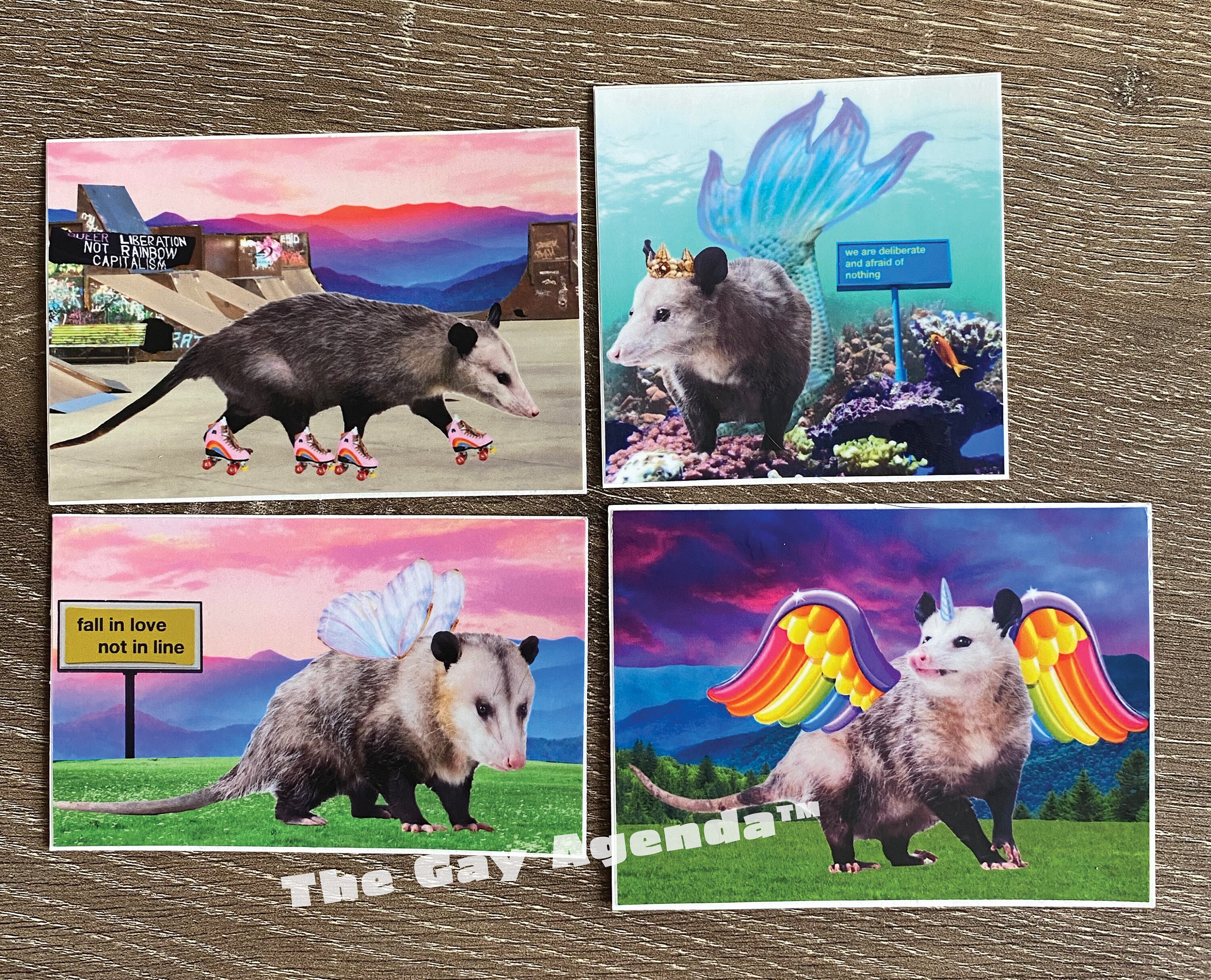 Fantastic Possum Sticker Set - Etsy