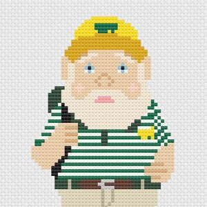 2022 Gallery Guard Gnome Handpainted Needlepoint Canvas Masters ...