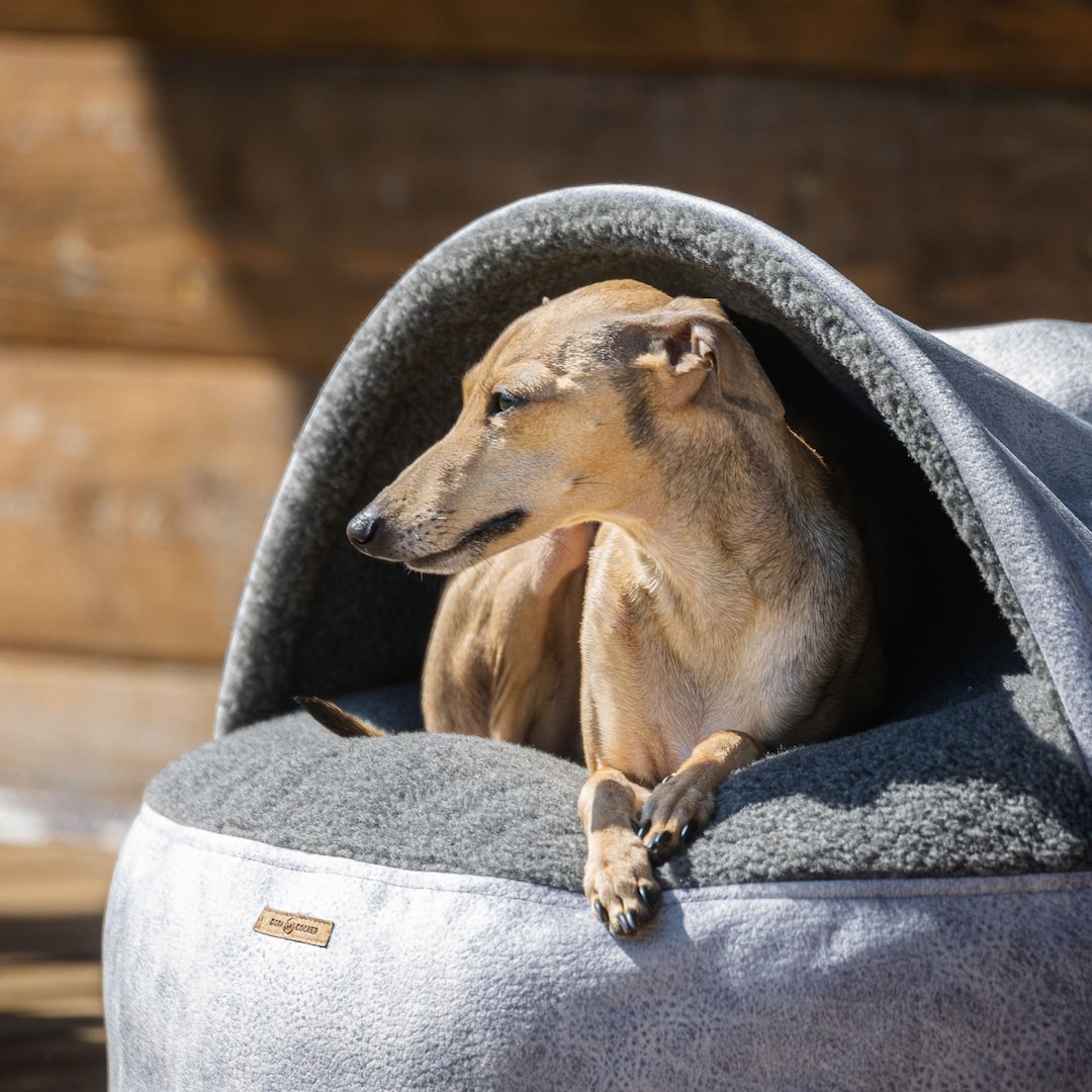MERINO WOOL DOG Bed, Dog Cave Bed, Washable Dog Bed, Natural Wool Dog ...