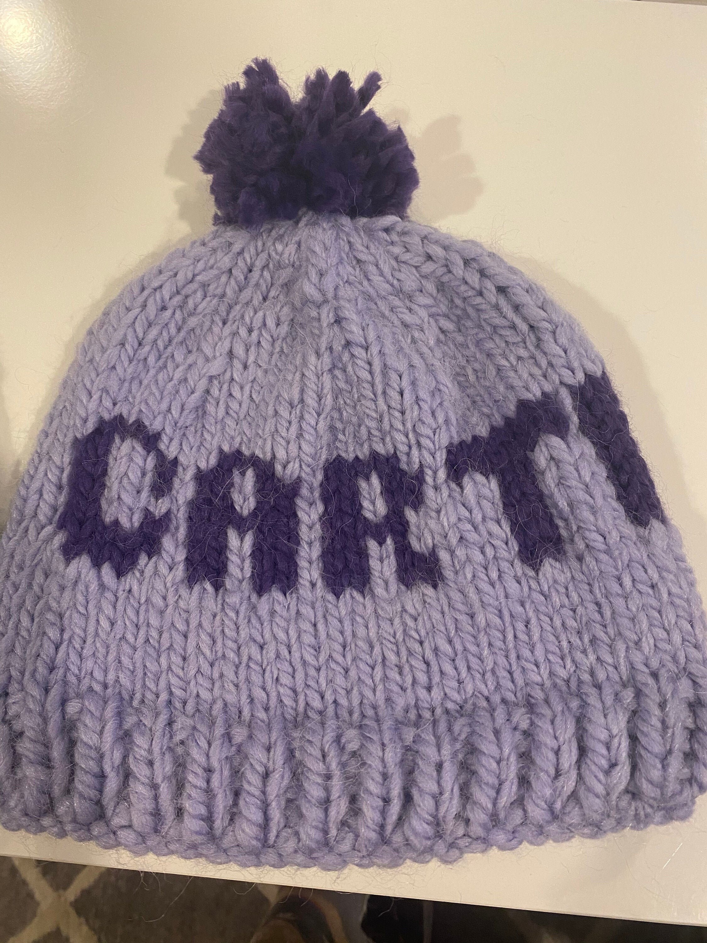 Personalized Hand Knit Hats in Super Soft Yarn - Etsy