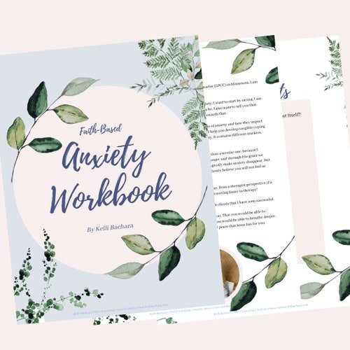 Faith-based Anxiety Workbook - Etsy