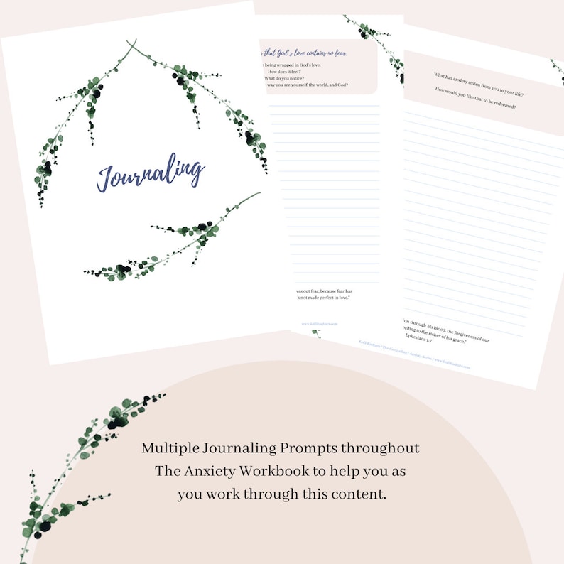 Faith-based Anxiety Workbook - Etsy