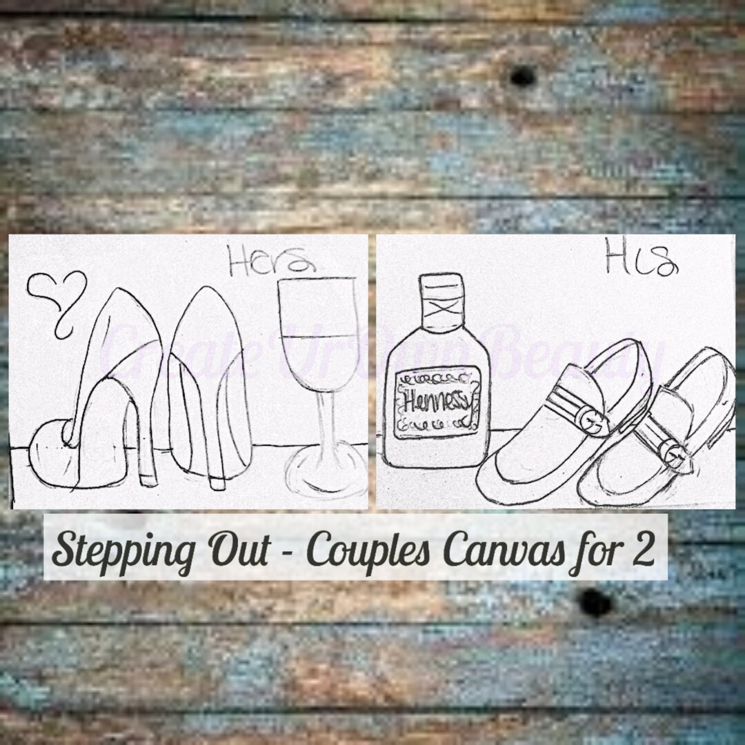 Couples Paint and Sip. Paint and Sip Kit, Painting Kits for Adults, Sip ...