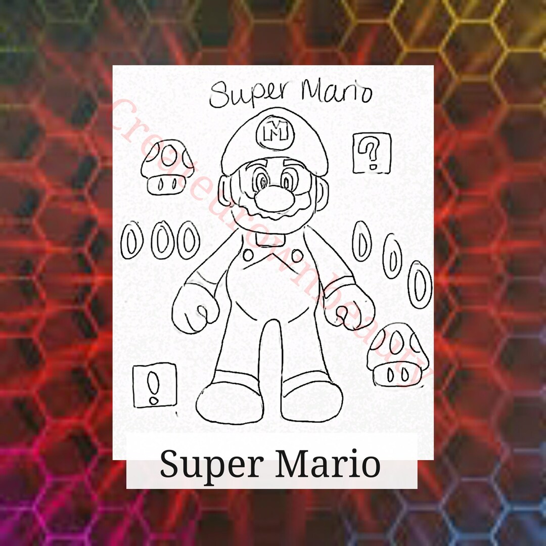 Super Mario Brothers, Kids Paint Party Kit, Nintendo, Kids Paint Party ...