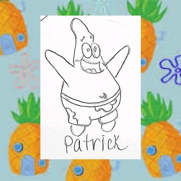 Spongebob Outline Svg - Etsy