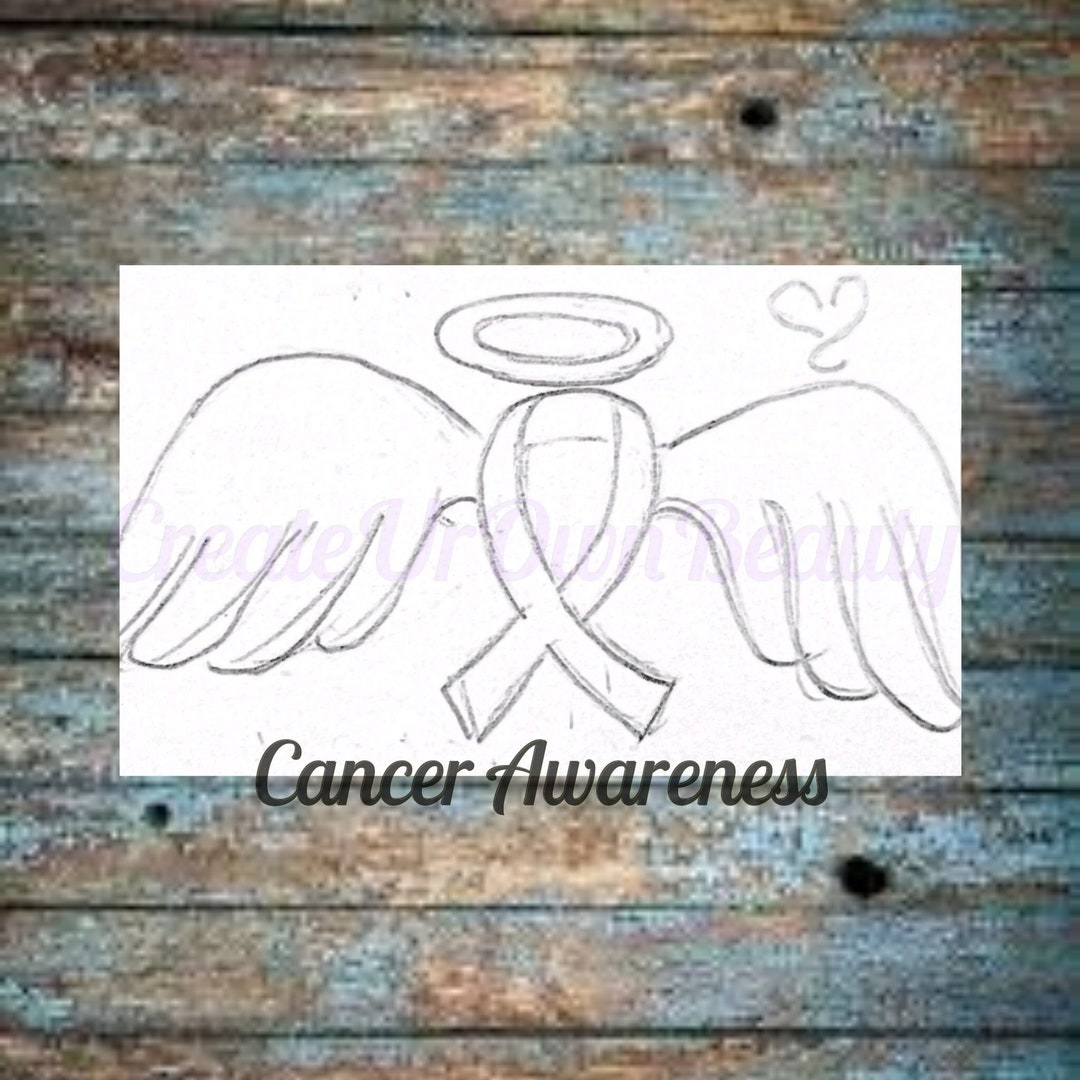 Cancer Awareness, Paint and Sip Kit, Paint by Numbers, Canvas Paint Kit ...