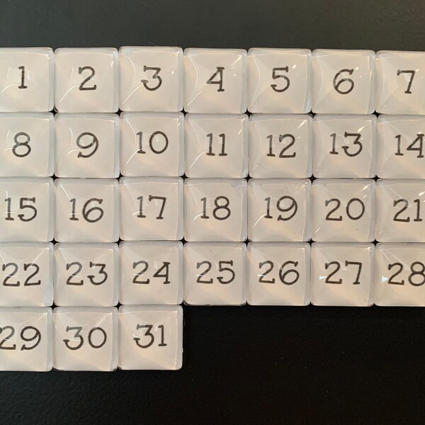 Number Magnet - Etsy