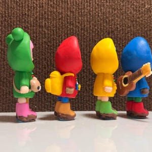 Handmade Luce Catholic Mascot and Friends Fe, Xin, and Sky Clay ...