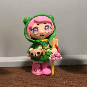 Handmade Luce Catholic Mascot and Friends Fe, Xin, and Sky Clay ...