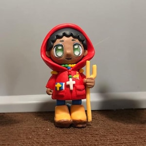 Handmade Luce Catholic Mascot and Friends Fe, Xin, and Sky Clay ...