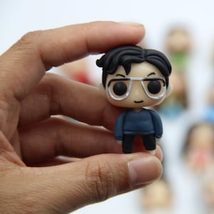 Custom Pop Clay Figurine Handmade Figurines Made of Air Dry Clay 5 Cm ...